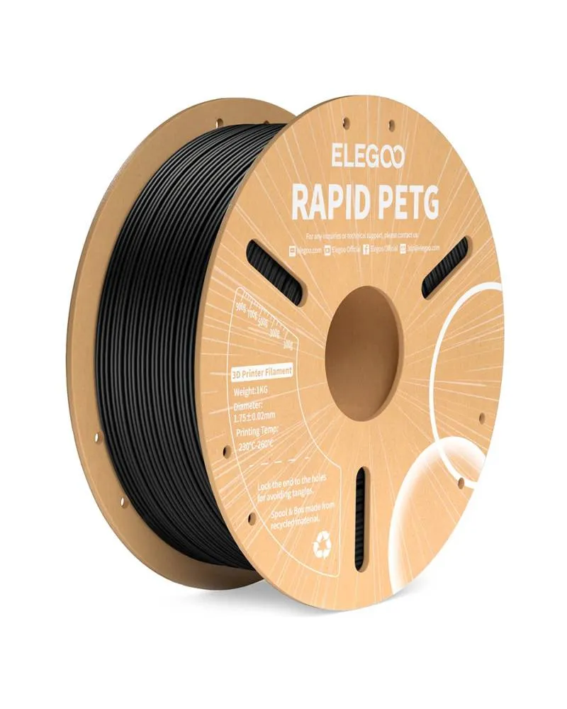 Filament Elegoo Rapid PETG 1.75mm - Black
