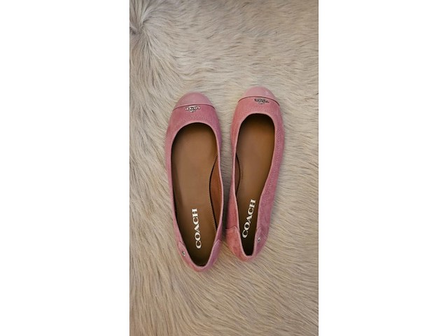 Coach Chelsea Ballet Flats pink suede, original
