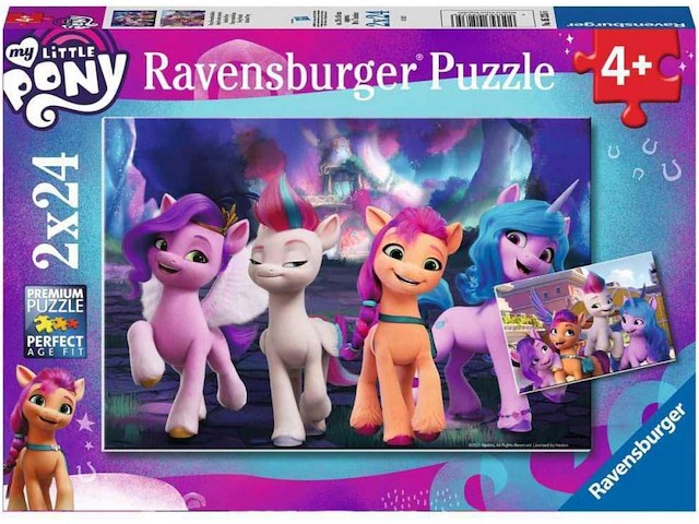 Puzzle za decu 2x24 dela My Little Pony Film Ravensburger 05235