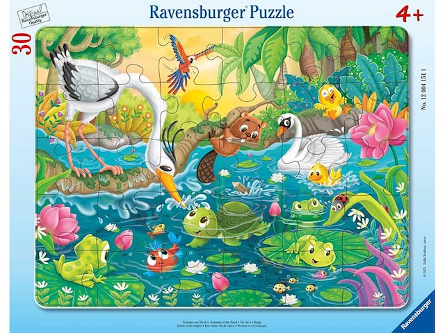 Puzzle za decu 30 delova Leto na jezeru Ravensburger 12004151
