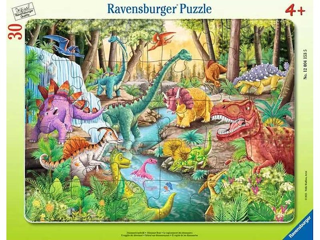Puzzle za decu 30 delova Rika dinosaurusa Ravensburger 12004153