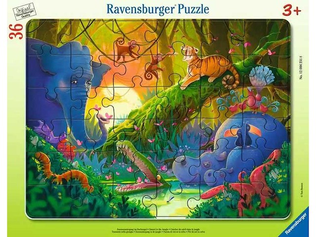 Puzzle za decu 36 delova U džungli Ravensburger 12004251