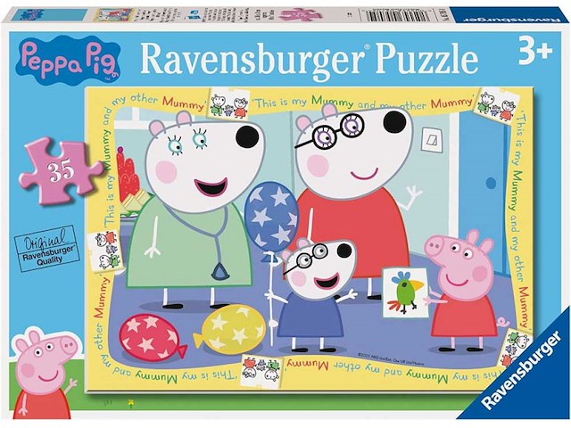 Puzzle za decu 35 delova Pepa Prase i Peni Ravensburger 05705