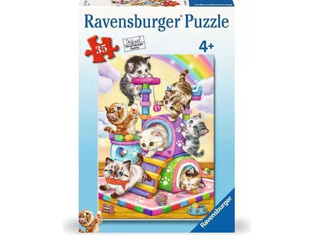 Puzzle za decu 35 delova Razigrane mace Ravensburger 12004071