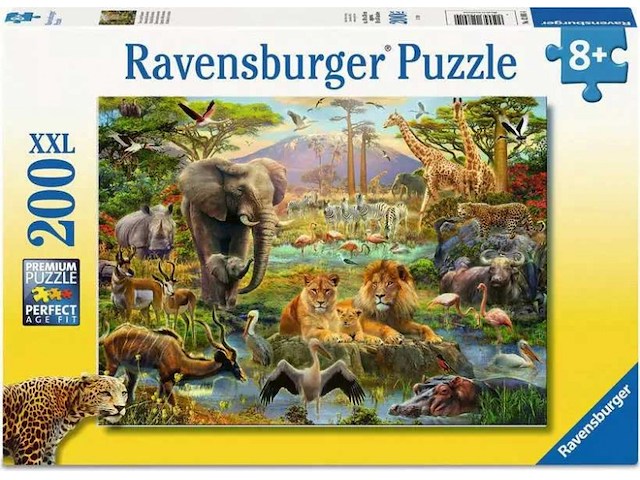 Puzzle slagalica 200XXL delova Životinje savane Ravensburger 12891