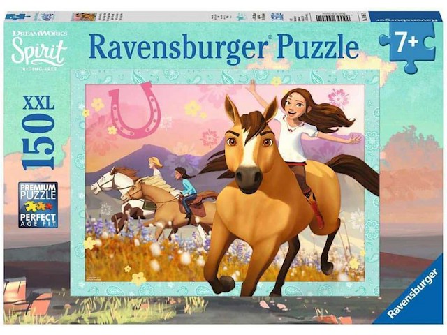 Puzzle slagalica 150XXL delova Konj Spirit Divlji i slobodan Ravensburger 10055