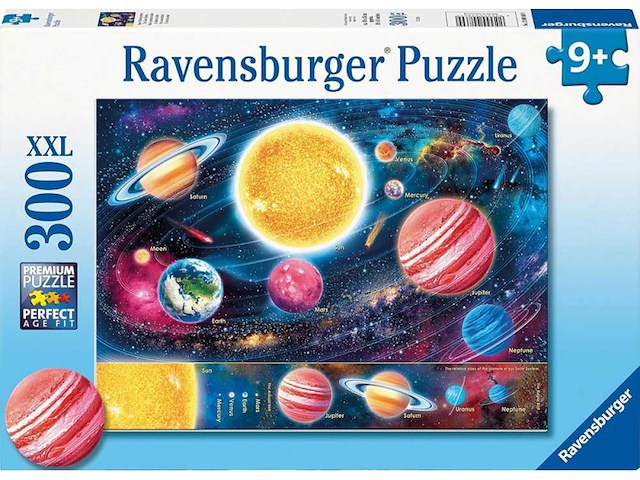 Puzzle slagalica 300XXL delova Naš solarni sistem Ravensburger 12000869