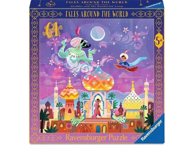 Puzzle slagalica 64 dela Aladinova čarobna lampa Ravensburger 12004207