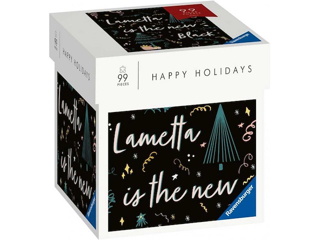 Puzzle 99 delova Happy Holidays - Lametta is the new black Ravensburger 17355