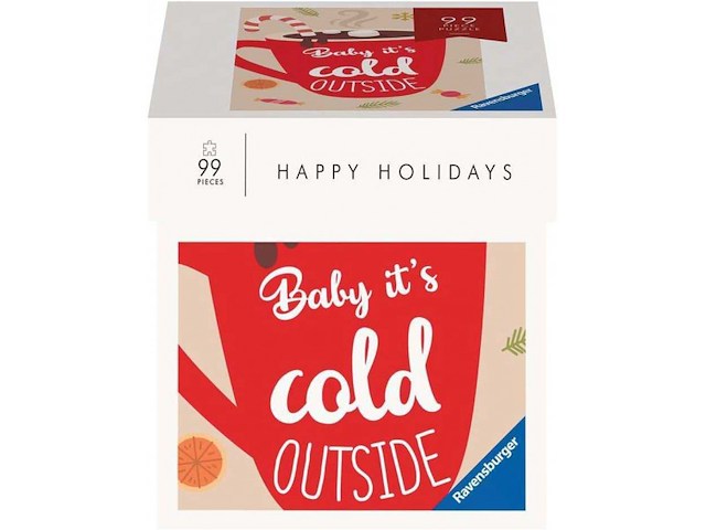 Puzzle 99 delova Happy Holidays - Baby Its Cold Outside Ravensburger 17356