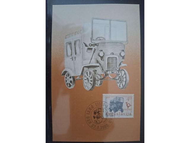 CM Ša 2466 Prvi automobilski prevoz putnika u Crnoj Gor