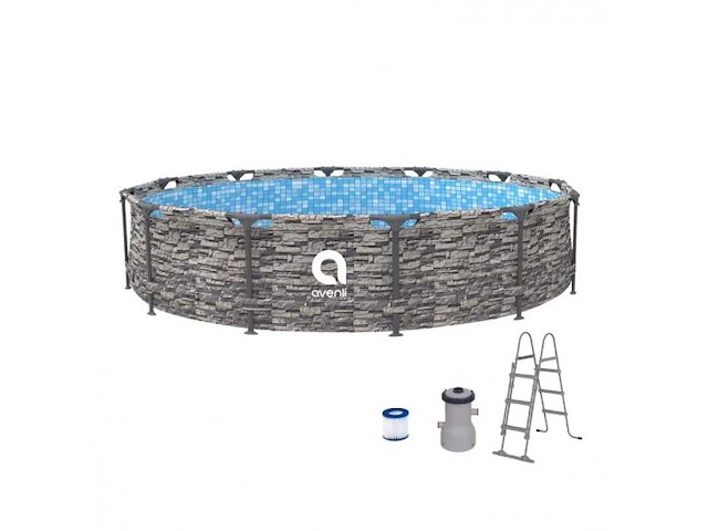 Avenli Montažni bazen sa pumpom i merdevinama 360x100cm 8816l 375102