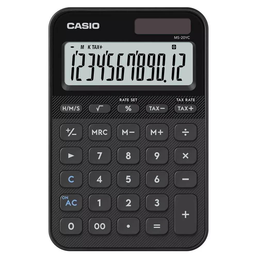 CASIO stoni kalkulator 12 mesta MS 20