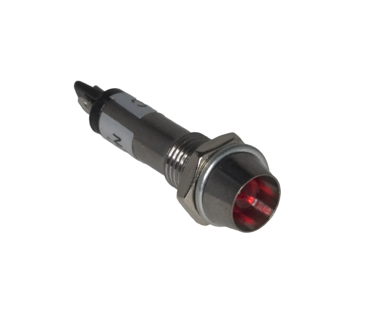 Signalna LED Lampica ADP8-1 12VDC Crvena Metalna 8mm