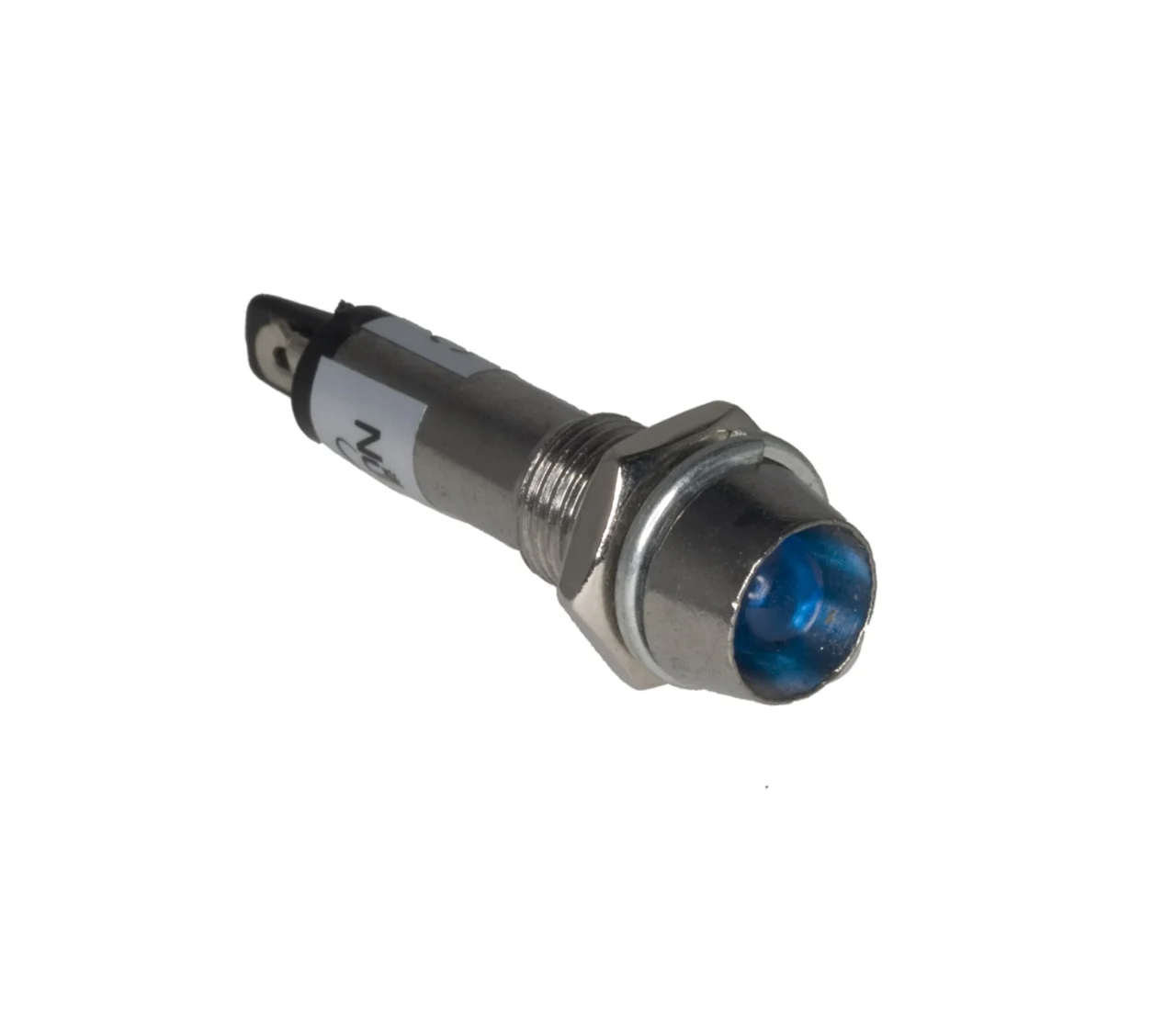 Signalna LED Lampica ADP8-1 12VDC Plava Metalna 8mm
