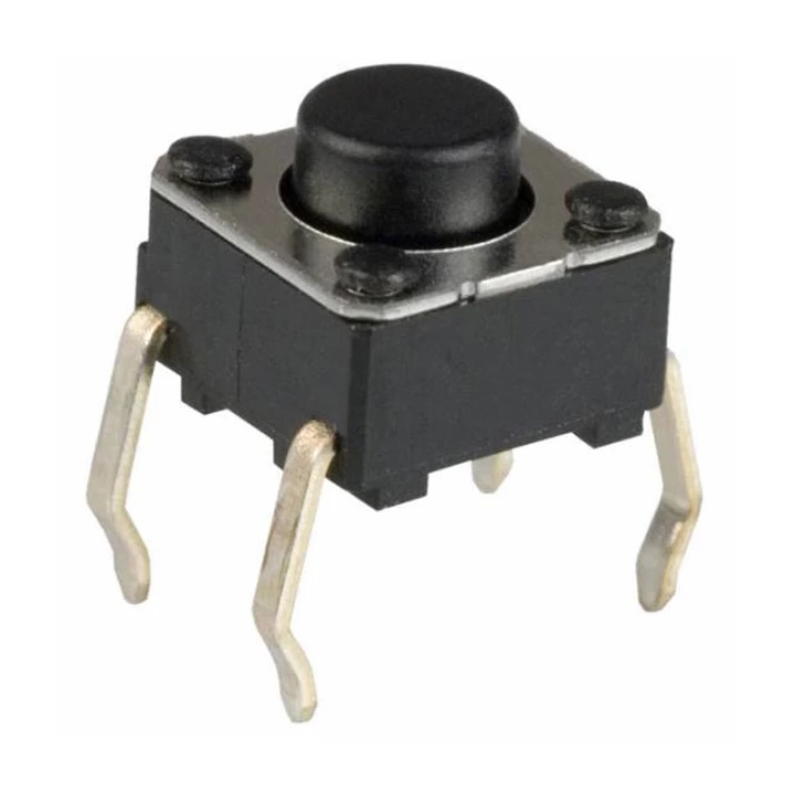 Taktilni taster mikroprekidač 6x6x5mm za PCB (4 pina)