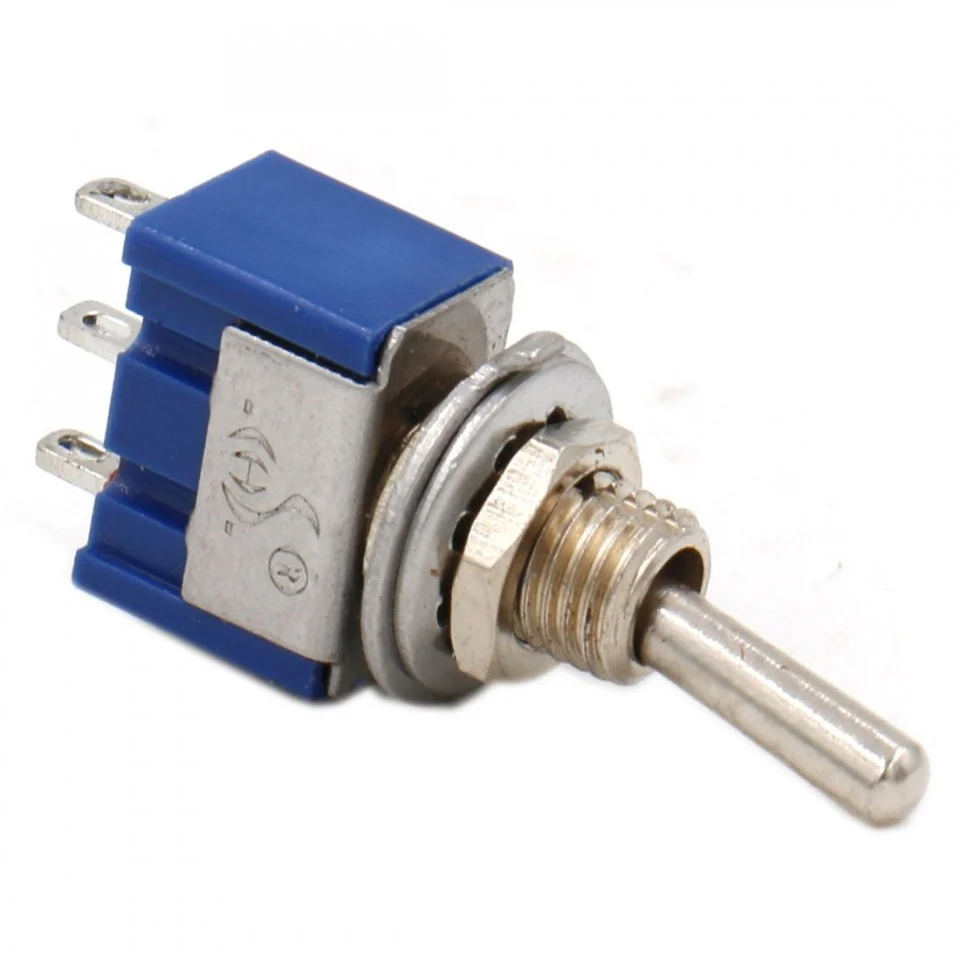 MTS-102 Mini Preklopni Prekidač sa 3 pina ON-ON 6A/125V SPDT