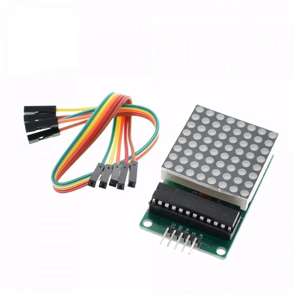 MAX7219 LED Matrica Ekran 8x8 Modul za Arduino sa kablovima