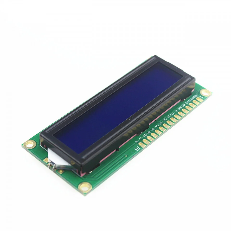 Alfanumerički LCD modul 1602A 16x2 karaktera – Plavi pozadinsko osvetljenje