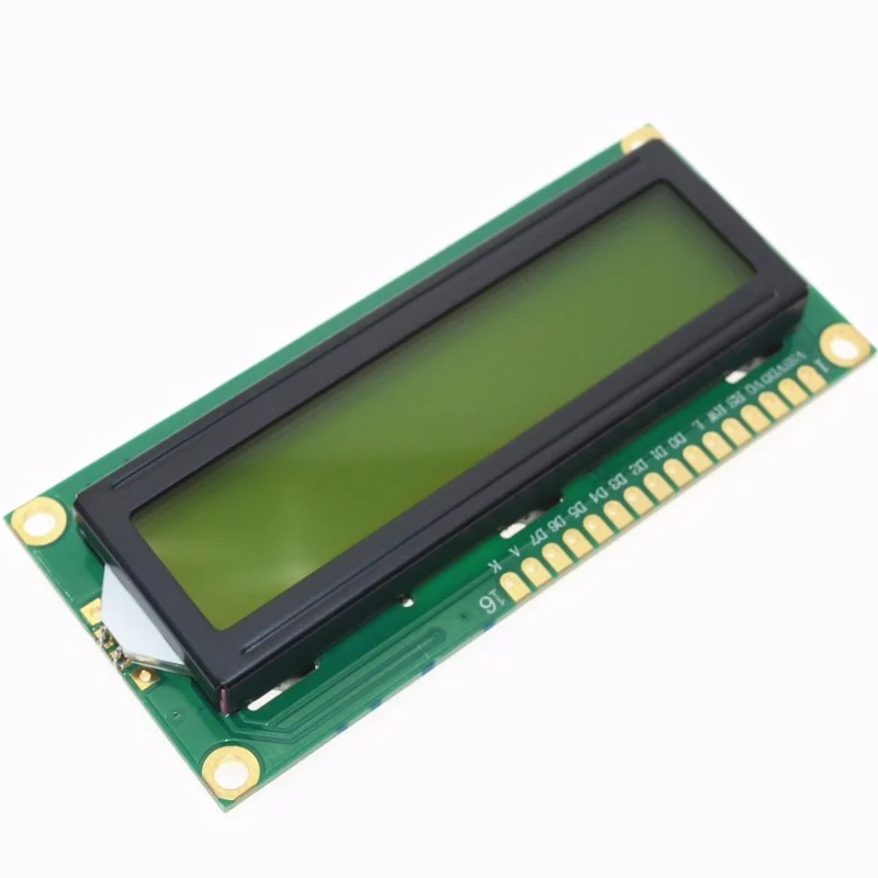 Alfanumerički LCD modul 1602A 16x2 karaktera – Zeleni pozadinsko osvetljenje