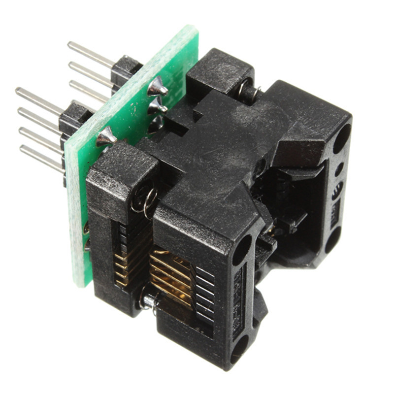 Adapter SOIC8 / SOP8 na DIP8 150mil – ZIF podnožje za programiranje