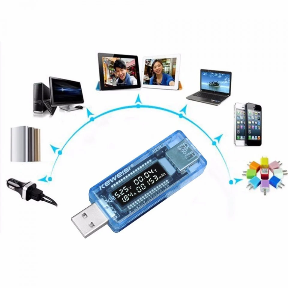 USB Tester Keweisi KWS-V20 – Merač Napona, Struje i Kapaciteta