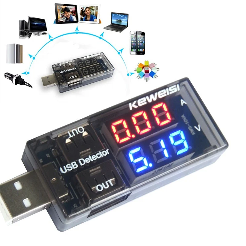 USB Tester Punjača i Kablova - Merač Napona i Struje Keweisi KWS-10VA