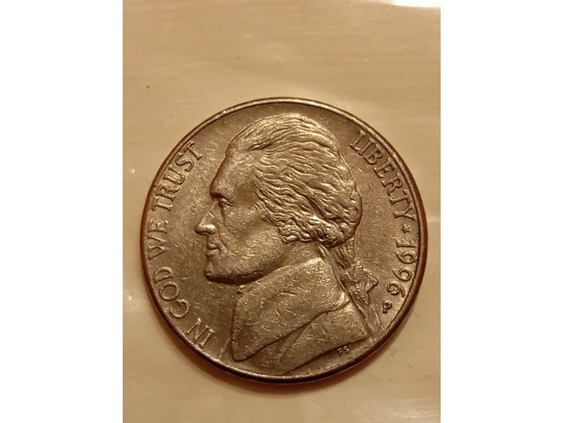 5 cents 1996g. P