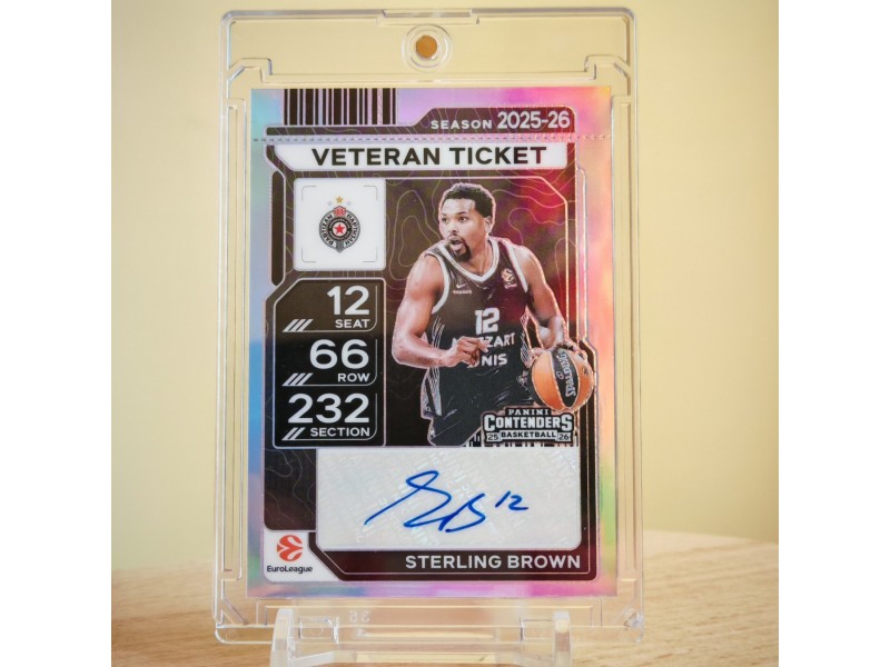 BROWN Partizan Premium POTPIS - Cont EUROLEAGUE 25-26