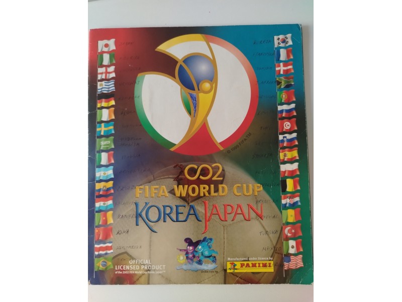 ALBUM KOREJA JAPAN 2002, PANINI
