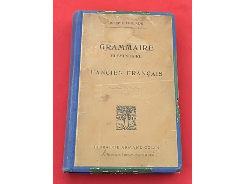 Grammaire Elementaire Lancien Francais