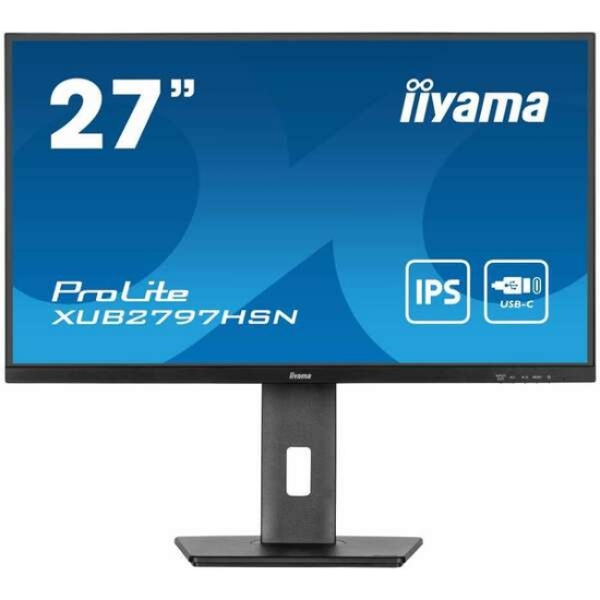IIYAMA 27" XUB2797HSN-B1 1920 x 1080 100Hz, 1ms, DP, HDMI, USB HUb Type C 65W, RJ45