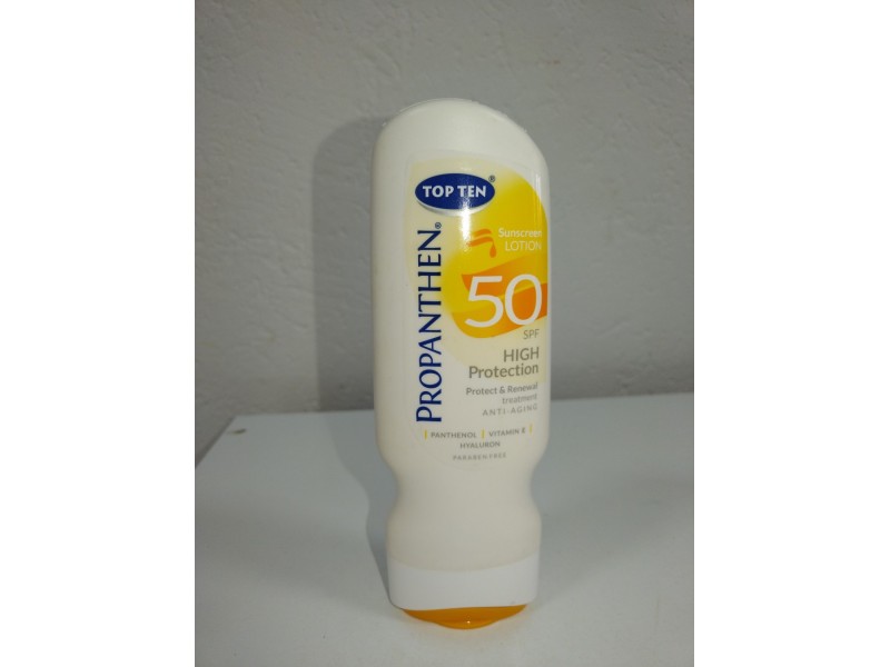 Propanthen Top ten spf 50 za suncanje