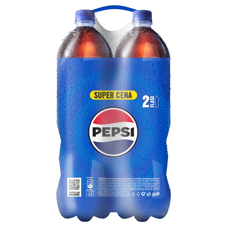 Sok pepsi duo pack 2x2l pet