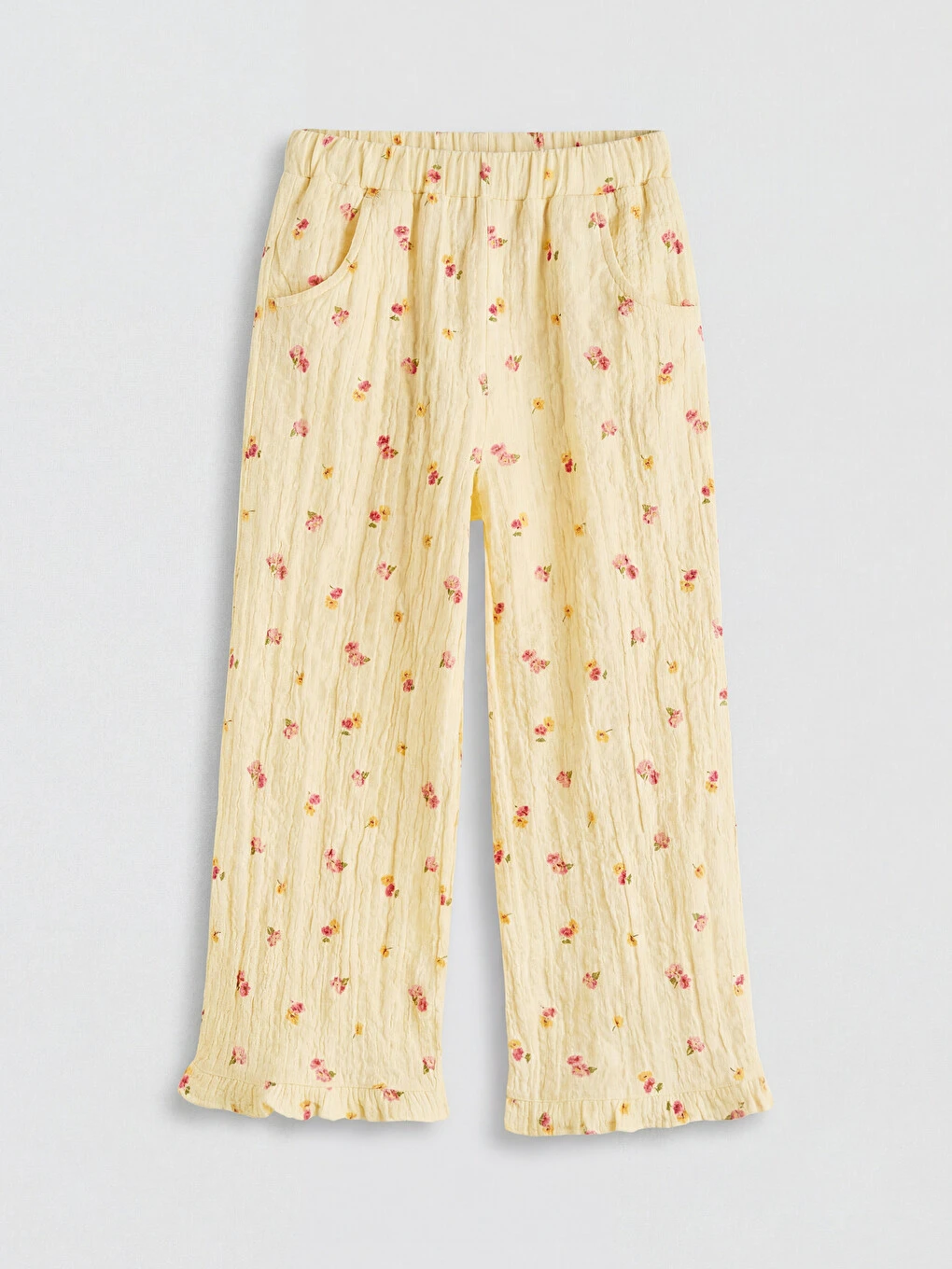 LCW baby Cvetne Dečije Poplin Pantalone