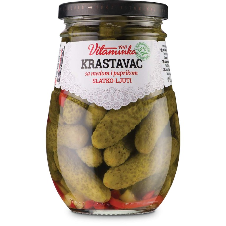 Vitaminka krastavac sa medom i paprikom 540g vitaminka