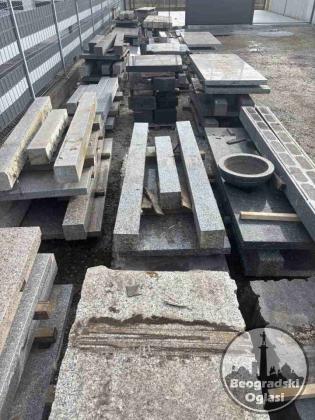 Prodajem granitne i mermerne ploce 20 m3