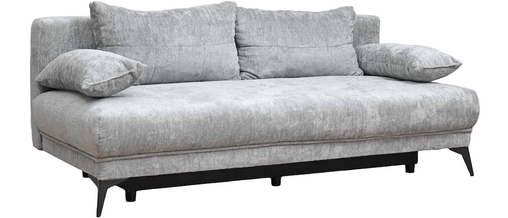 Roma trosed sa ležajem i prostorom za odlaganje 205x100x90 cm siva
