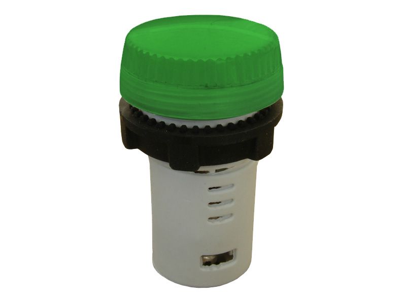 SIGNALNA LAMPA BA9S LED 220V ZELENA FI22 MUTLUSAN