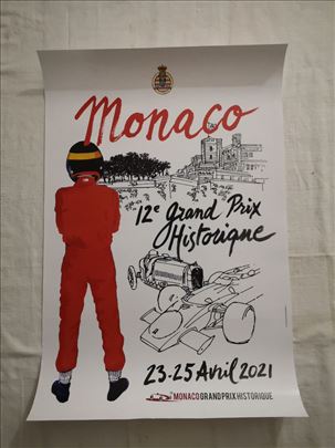 Originalni plakat Monaco Grand Prix Historique