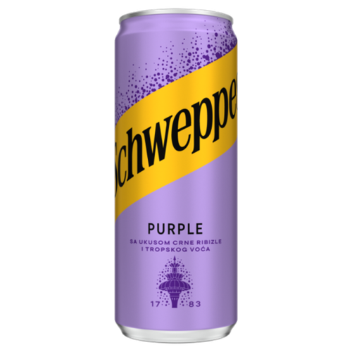 Schweppes Purple, 330ml, 24 komada, XXL