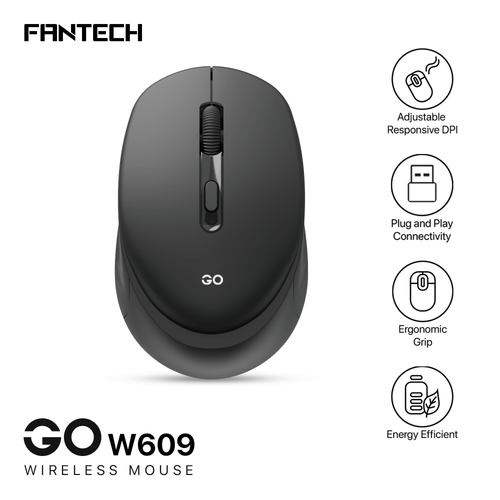 Fantech W609 GO Mis Wireless crni