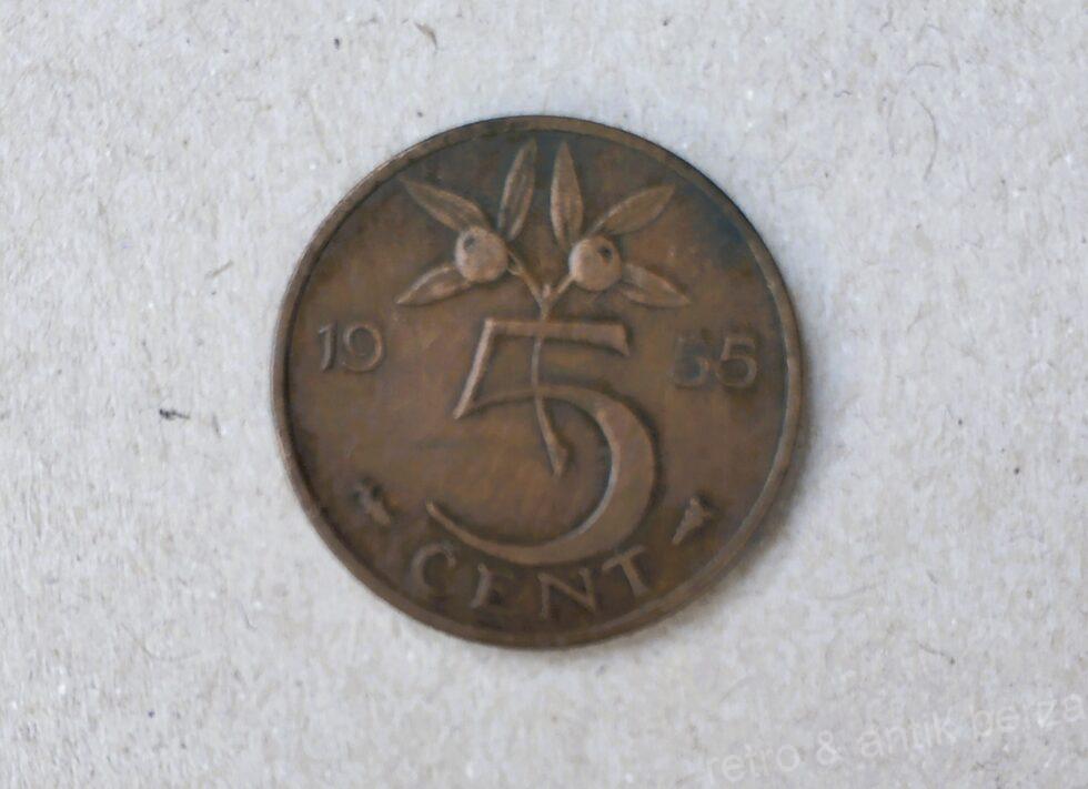 5 cent 1955. Holandija