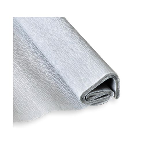 Krep papir 50cm*2m - srebrna Papyllon