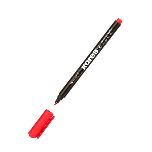 Kores marker medium permanent 1mm crveni #7-K22107