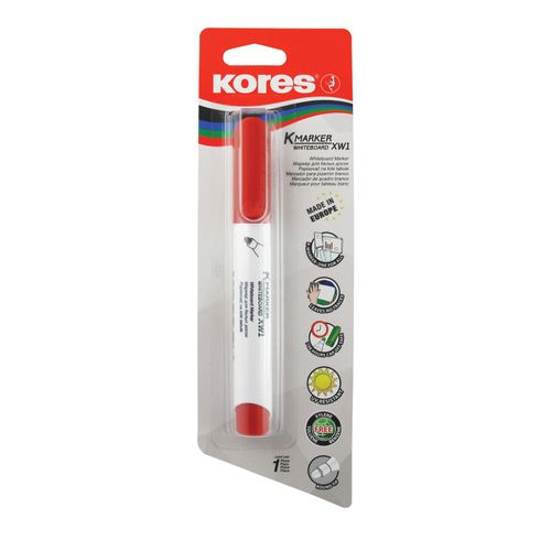Kores white board marker XW1 ok.vrh, crveni #7-K20837
