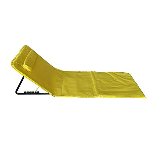 Ležaljka sklopiva za plažu 140x39cm Žuta LP-722000