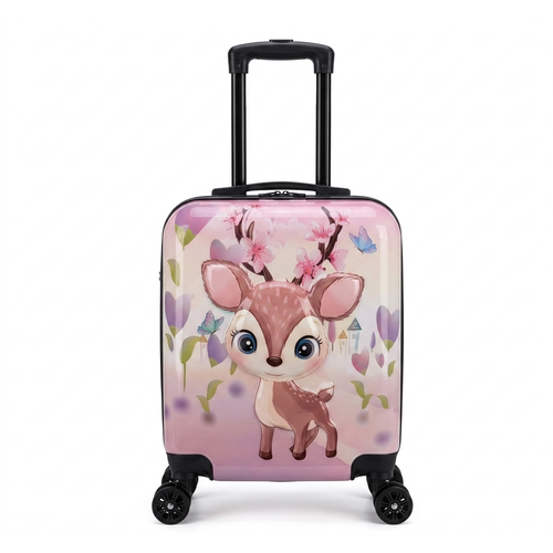 Kofer dečiji Kick Enjoy 16" pink jelen