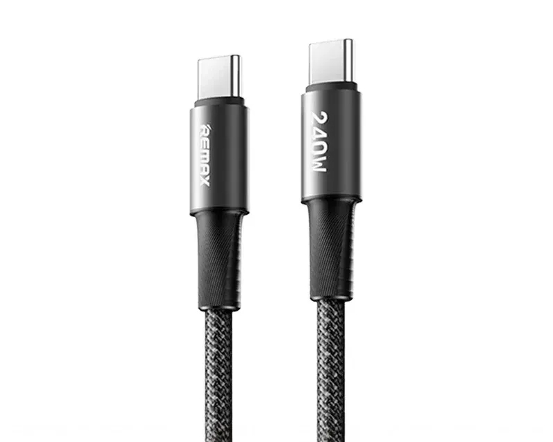 REMAX DATA kabl Velocity TIP C na TIP C CB25 240W, 1,2m crni