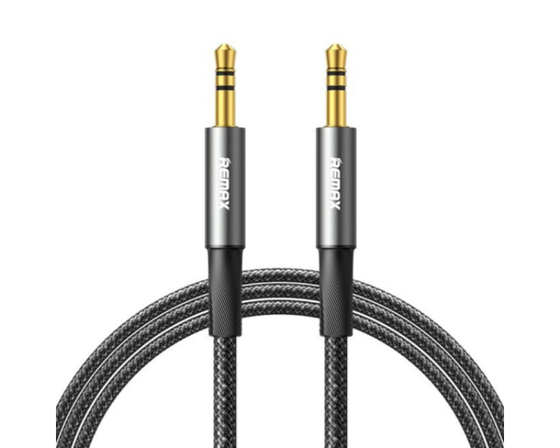 REMAX AUX Audio kabl (3,5mm-3,5mm)crni 1.2m,